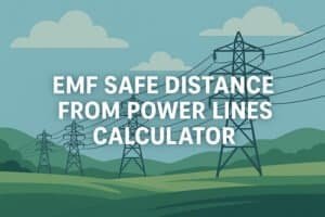 Safe EMF Distance From Cellphone Towers Calculator